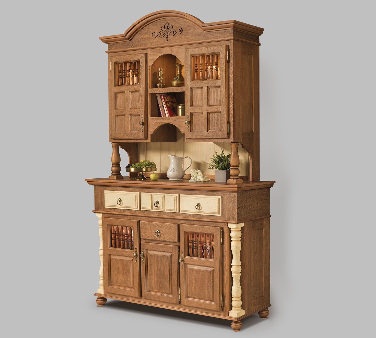 Буфет Валенсия 2-23 Тимберика - из массива сосны от производителя